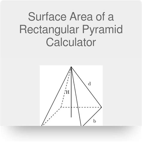 33 Surface Area Of Pyramids Calculator Karianneannalie