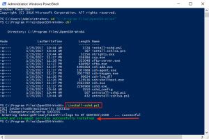 How To Install An OpenSSH Server Client On A Windows Server