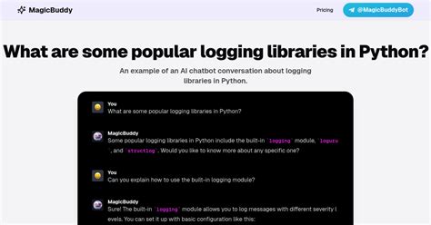 What Are Some Popular Logging Libraries In Python