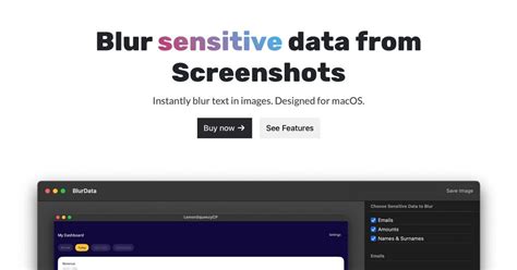 Automatic Detection And Blurring Of Sensitive Data In Screenshots Rautomate