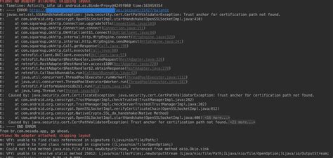 Android Sslsslhandshakeexception Error Ssl But Works In