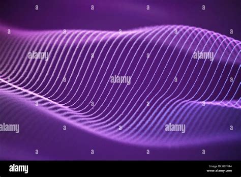 3d Sound Waves Visual Audio Equalizer Big Data Abstract Visualization Stock Vector Image And Art