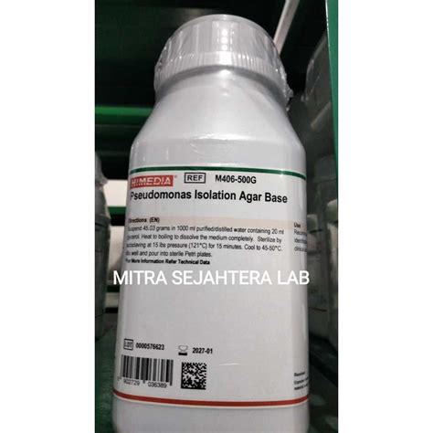 Jual Pseudomonas Isolation Agar Base Himedia 500gr M406 Pseudomonas Isolasi Shopee Indonesia