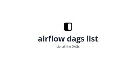 Airflow Dags List Fig