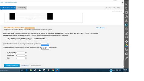 Solved Predict And Calculate The Effect Of Concentration Chegg Com