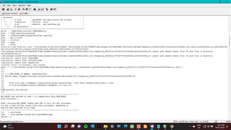 Unable To Run Simulation On Supercomputer Openfoam V2012 Ropenfoam
