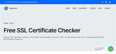 Free Ssl Certificate Checker Verify Ssl Certificates Instantly Tumkurlab