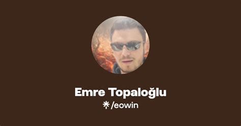 Emre Topaloğlu Twitter Instagram Linktree