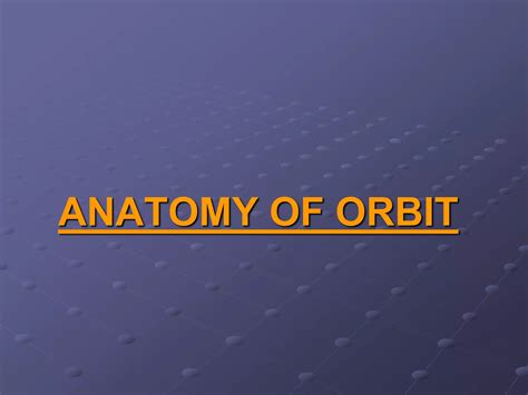 Anatomy And Congenital Anomalies Of Orbit Ppt Ear Nose And Throat Conditions Diseases And