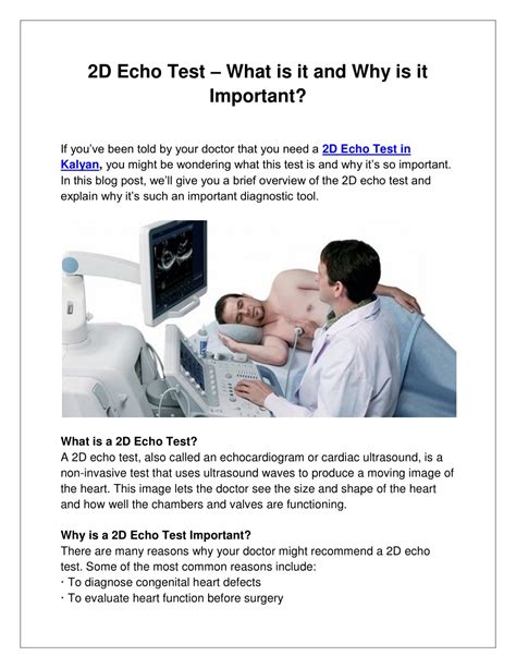 Ppt 2d Echo Test What Is It And Why Is It Important Powerpoint Presentation Id 11815425