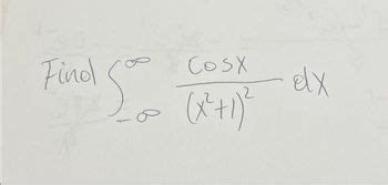 Answered Find So Cosx x² 1 ² ex bartleby