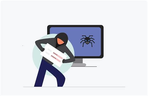 Virus De Computadora Vector Premium