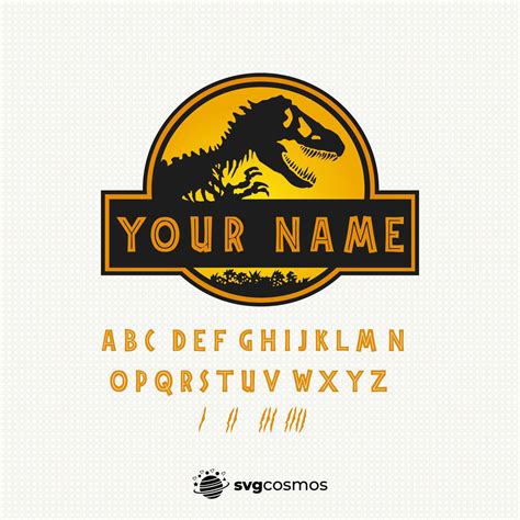 Jurassic Park Logo Vector Svg Cricut Svgcosmos