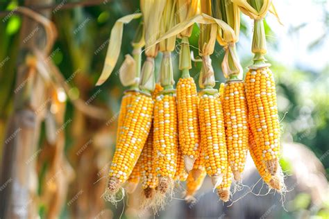 Beautiful Corn Field And Corn Ai Generated Picture Premium Ai