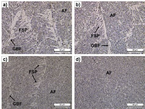 Micrographs Showing The Microstructure Of The Face Region With A