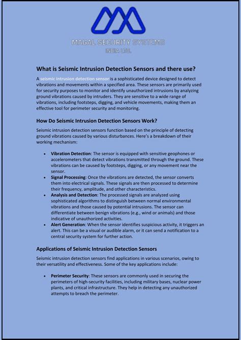 Ppt What Is Seismic Intrusion Detection Sensors And There Use Powerpoint Presentation Id