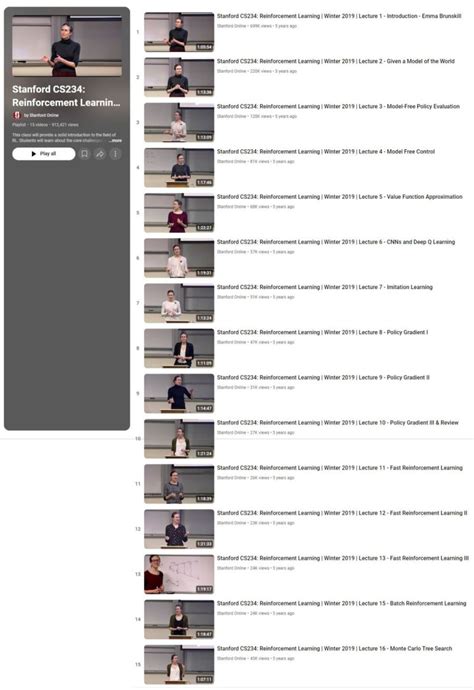 Machinelearning Ai Reinforcementlearning Stanford Techeducation Daron Yondem