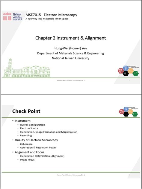 Chapter 2 Instrument And Alignment Pdf Transmission Electron