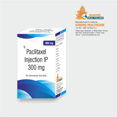 Paclitaxel 300mg Injection Oxnord Healthcare
