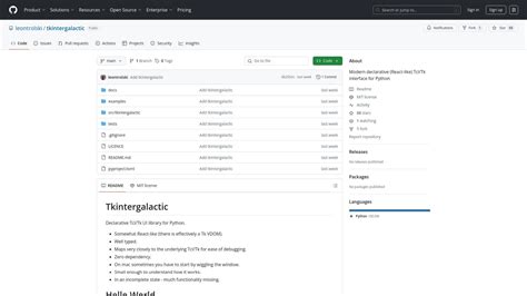 Tkintergalactic：一個類似 React 的零依賴 Python Ui 庫 Biggo 新聞