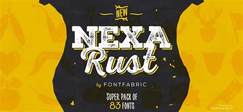 Nexa Rust Font The Next Generations In Font Collections