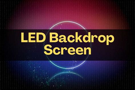 Led Backdrop Screen Bescan Led