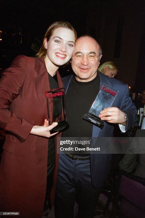 English Actors Kate Winslet And Bob Hoskins Attend The Empire Awards