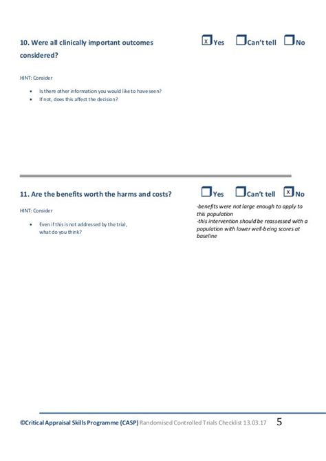 Critical Appraisal Skills Programme Casp Randomised Controlled Tria…