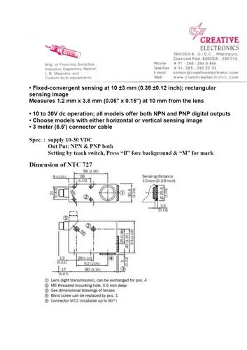 Creative Print Mark Sensor At Rs 5500 Unit In Vadodara Id 2852896443673