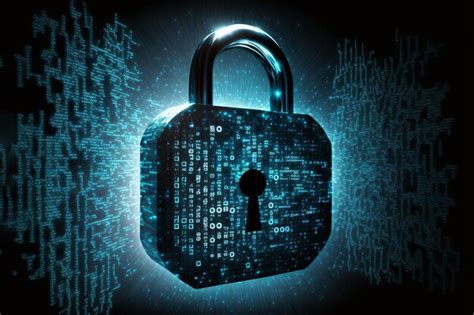 Premium Photo Generative Ai Illustration Of Padlock With Keyhole And