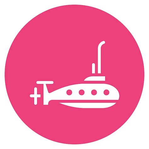 Premium Vector Army Submarine Vector Illustration