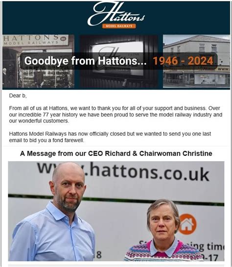 Hattons Model Railways To Close Page 52 Hattons Rmweb