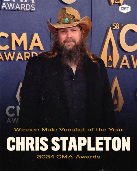 Cmt Chris Stapleton Wins Cma Male Vocalist Of The Year