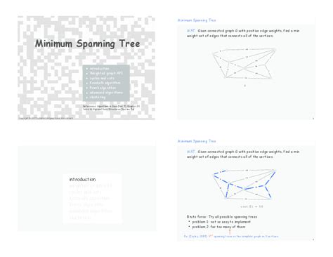 Pdf Minimum Spanning Tree