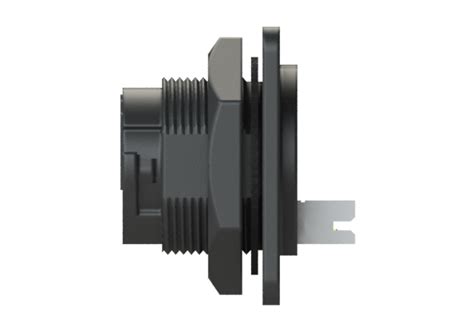 방수 Ip66 ~ 68 이더넷 Rj45 암 패널 실장 커넥터 Rj45c L3q03 Holin