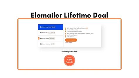 Elemailer Lifetime Deal Create Beautiful Email Templates With Elementor