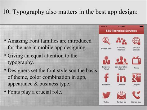 10 Desirable Mobile App Graphic Design Trends For 2016 Ppt