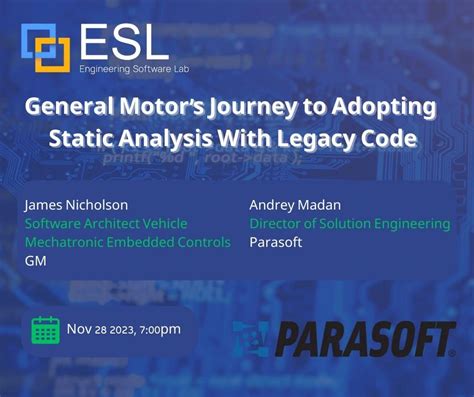 Learn About Static Analysis For Gm Code On Nov 28 Engineering