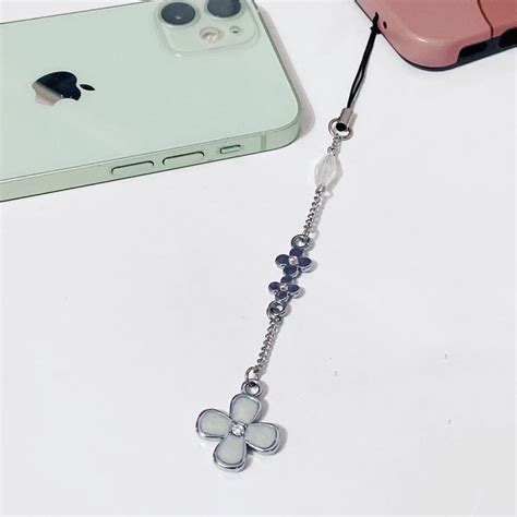 너에게닿기를 사와코 귀여운 네잎클로버 가방 키링 열쇠고리