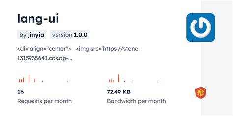 Lang Ui Cdn By Jsdelivr A Cdn For Npm And Github