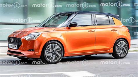 2023 Maruti Swift Side View Detailed Via New Render Looks Sharp