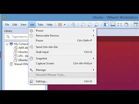 Install Vmware Tools Disabled