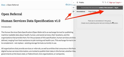 leveling up documentation improvements and spec upgrade open referral