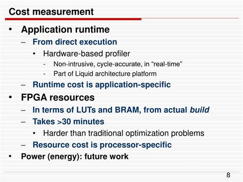 Ppt Automatic Application Specific Customization Of Soft Processor Microarchitecture