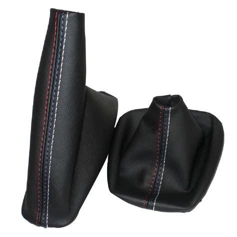 Комплект чохлів на ручку КПП та ручник БМВ 3 5 E36 E46 E30 E34 M3 низькі ціни кредит оплата