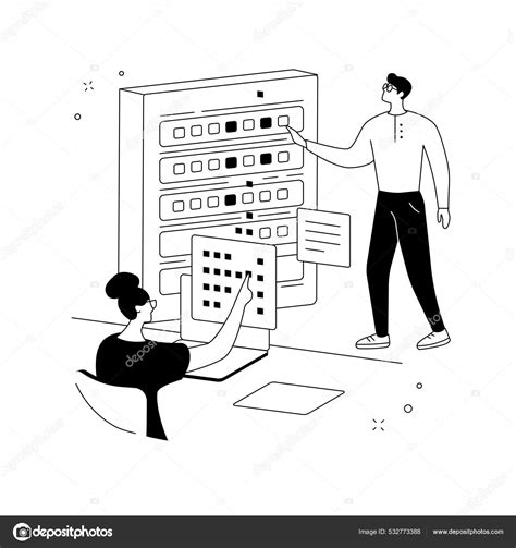 Big Data Engineering Abstract Concept Vector Illustration Stock Vector