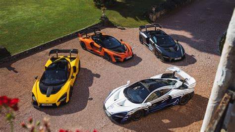 배경 화면 스포츠카 맥클라렌 초차 평면도 잔디 영국 Mclaren Senna 1920x1080