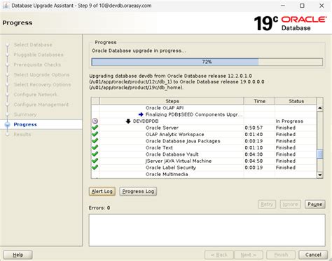 Oracle Database Upgrade From 12c To 19c Dbua