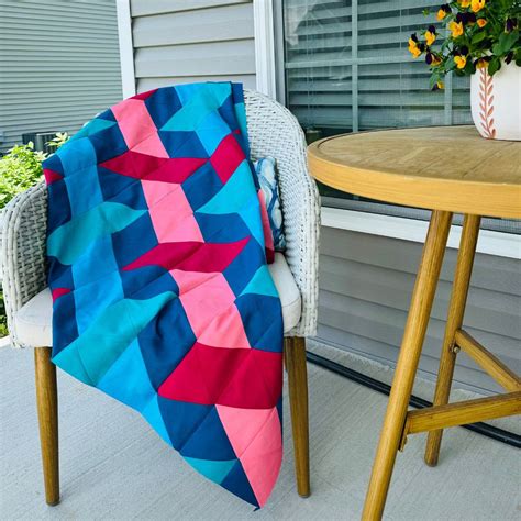 Woven Triangles Quilt Pattern Digital Download Cork And Thread Llc