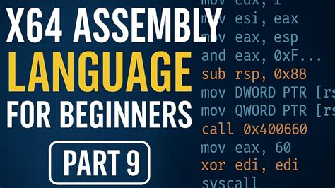 Call And Ret In X64 Assembly Beginner Lecture 9 Youtube